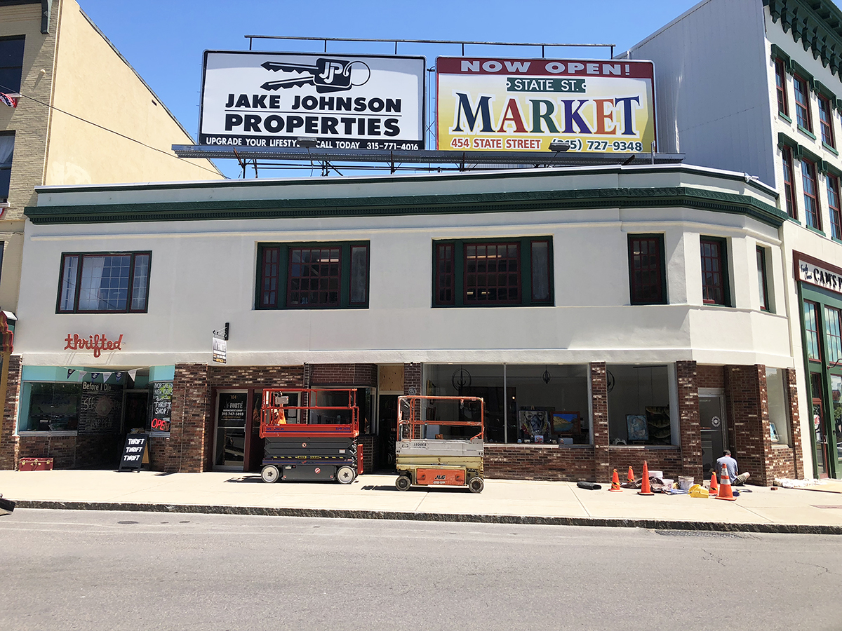 Renovation work continues on American Corner properties | Newzjunky