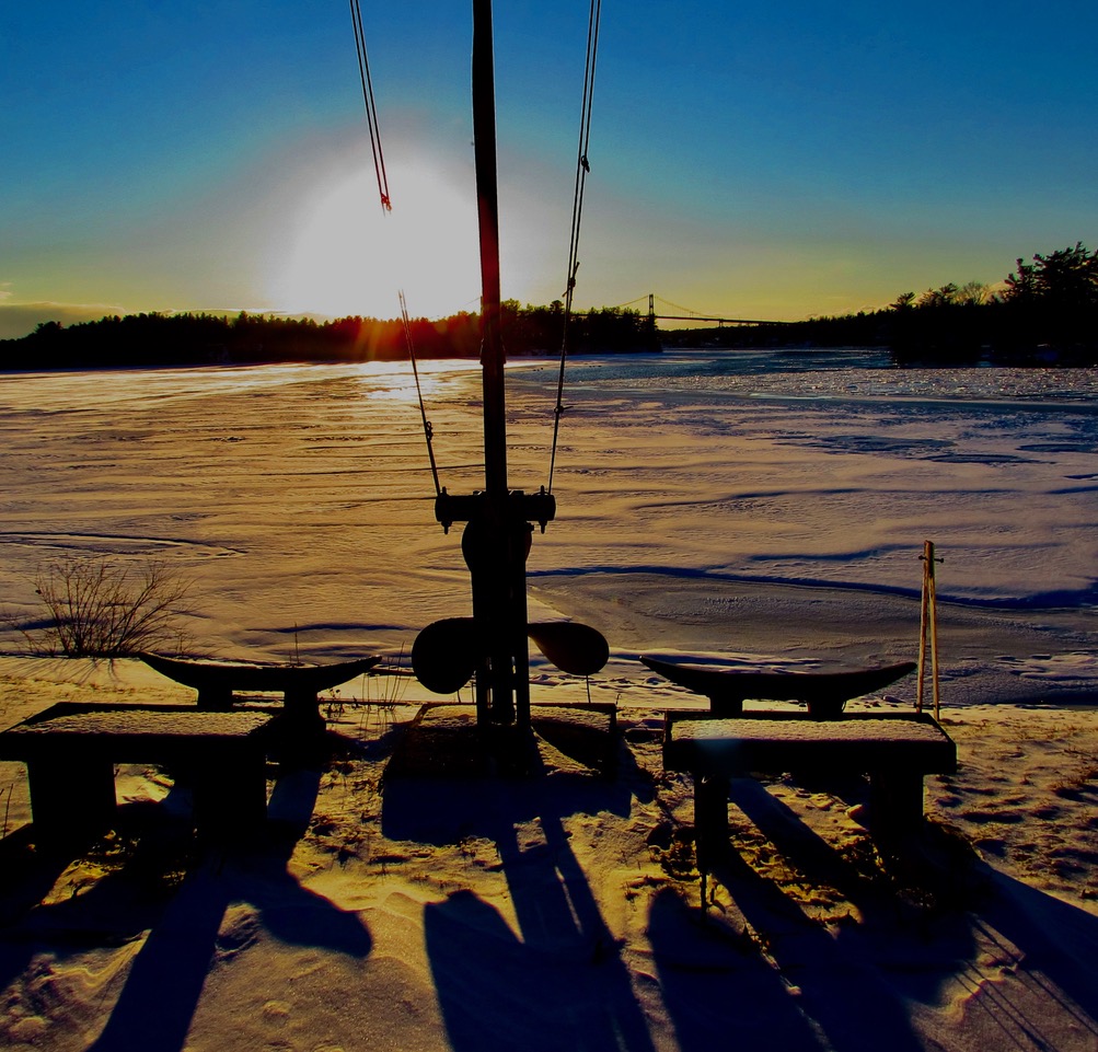 Photo: A frigid Swan Bay | Newzjunky