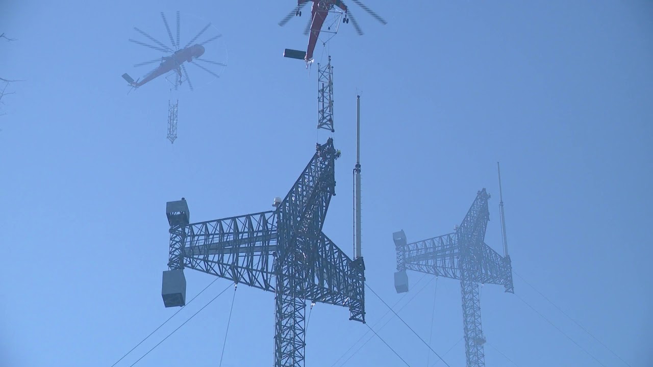Watch: WSTM’s tower in LaFayette gets an antenna change | Newzjunky